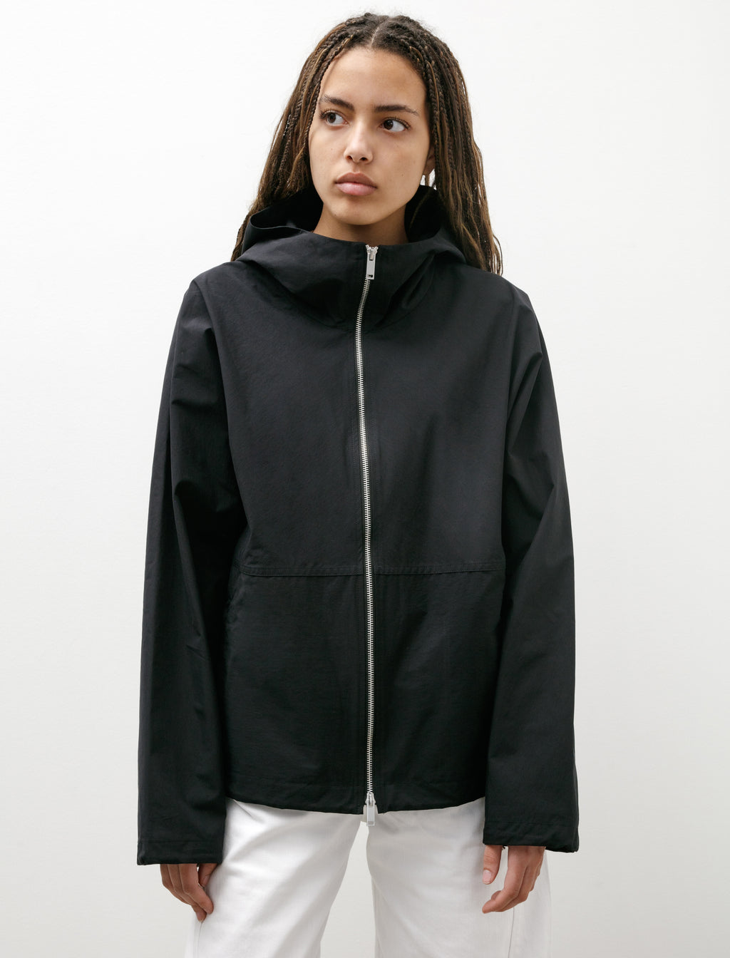 Studio Nicholson Godwin Hooded Anorak Darkest Navy – Neighbour