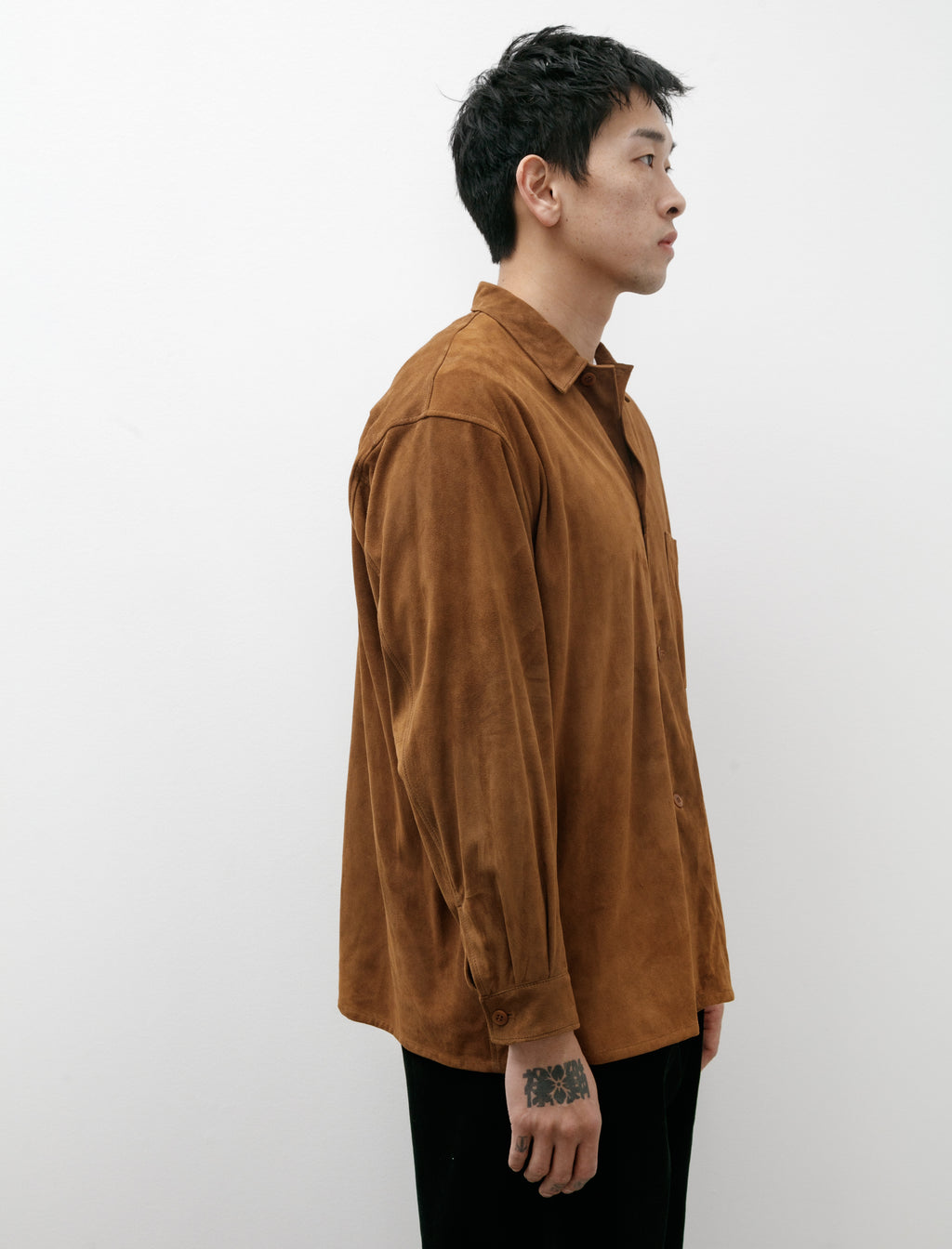 Comoli Suede Shirt Jacket Brown – Neighbour