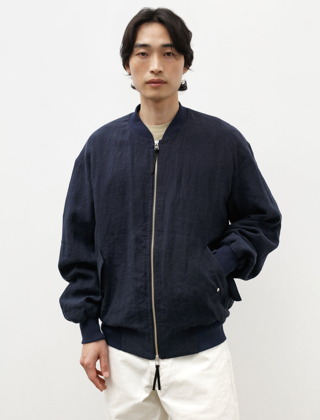 Polyploid Bomber Jacket B Navy – Neighbour