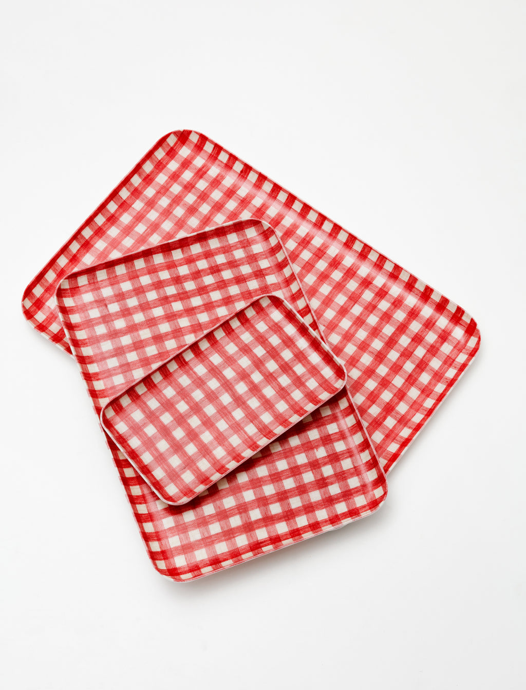 Fog Linen Linen Coating Tray (L) Anne Check – Neighbour