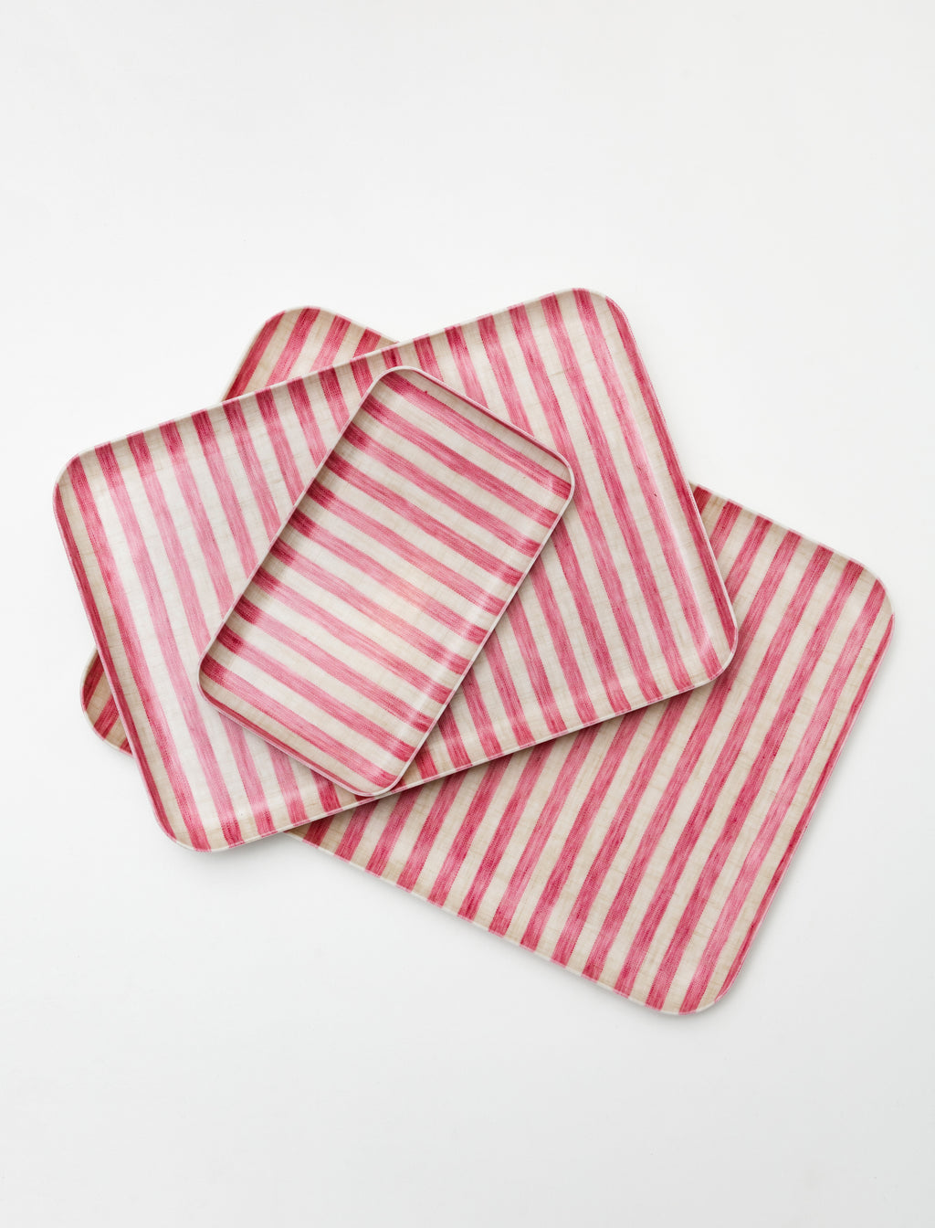 Fog Linen Linen Coating Tray (M) Michele Check – Neighbour