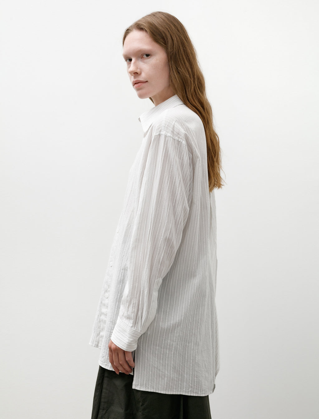 Y's by Yohji Yamamoto-Back Side Cloth Shirt Off White – Neighbour