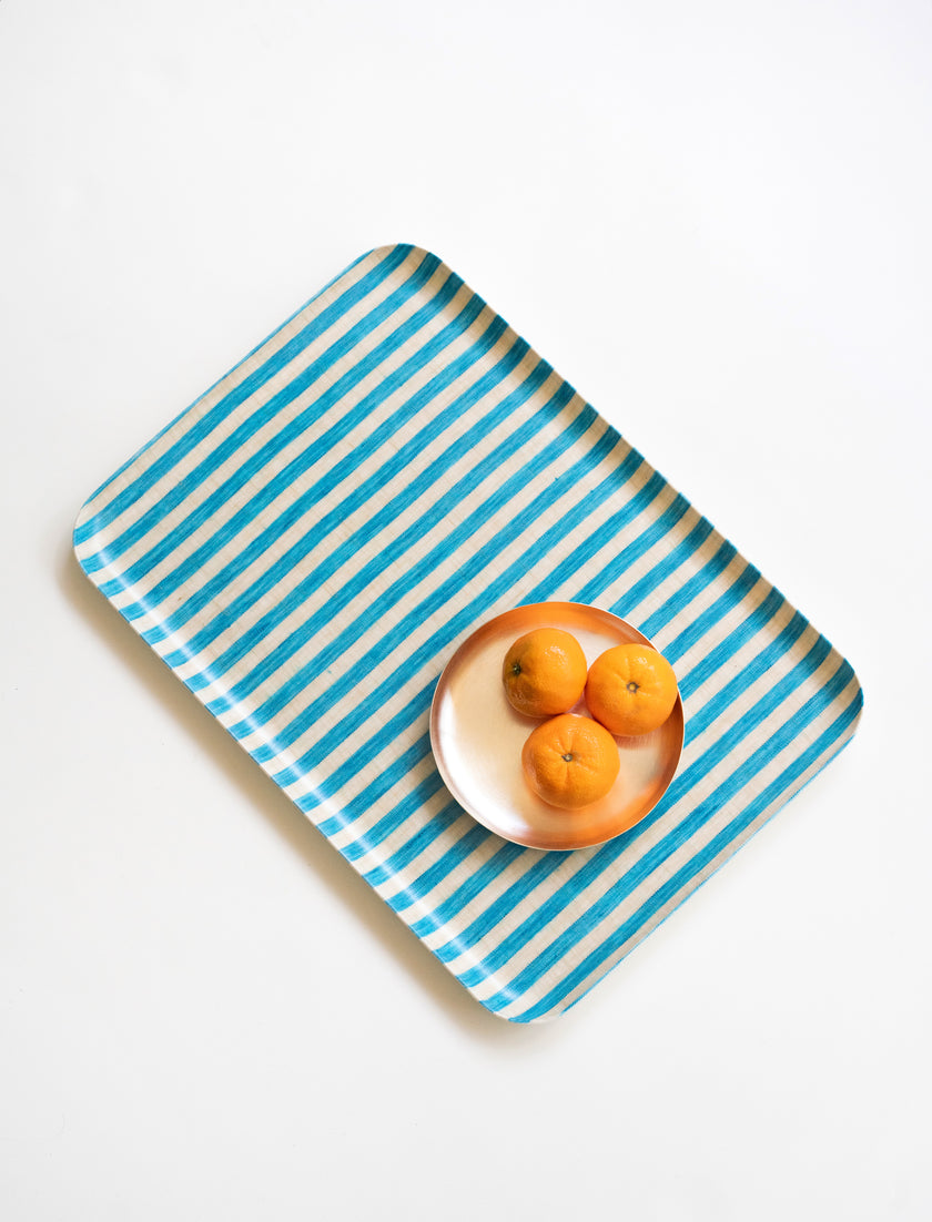Fog Linen Linen Coating Tray (L) Francis Stripe – Neighbour