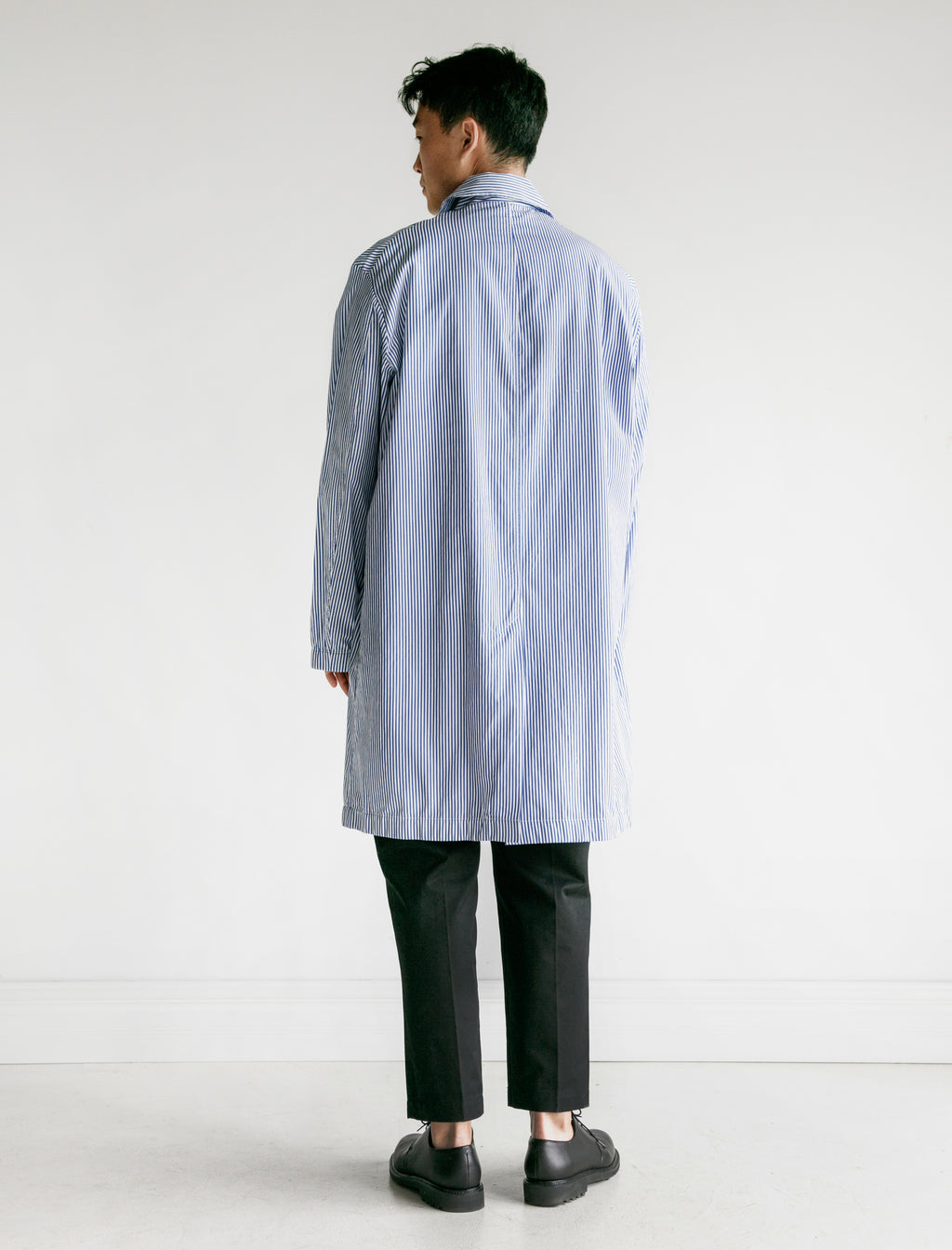 Our Legacy Mac Coat Blue Stripe – Neighbour