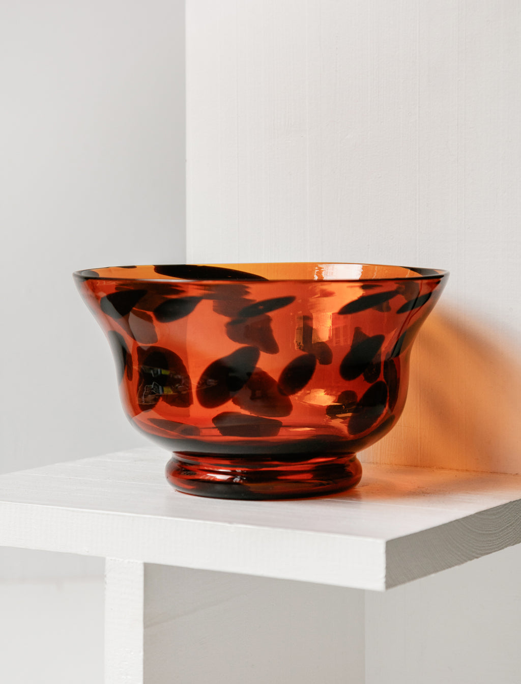 Found by Neighbour Tortoiseshell Glass Fruit Bowl