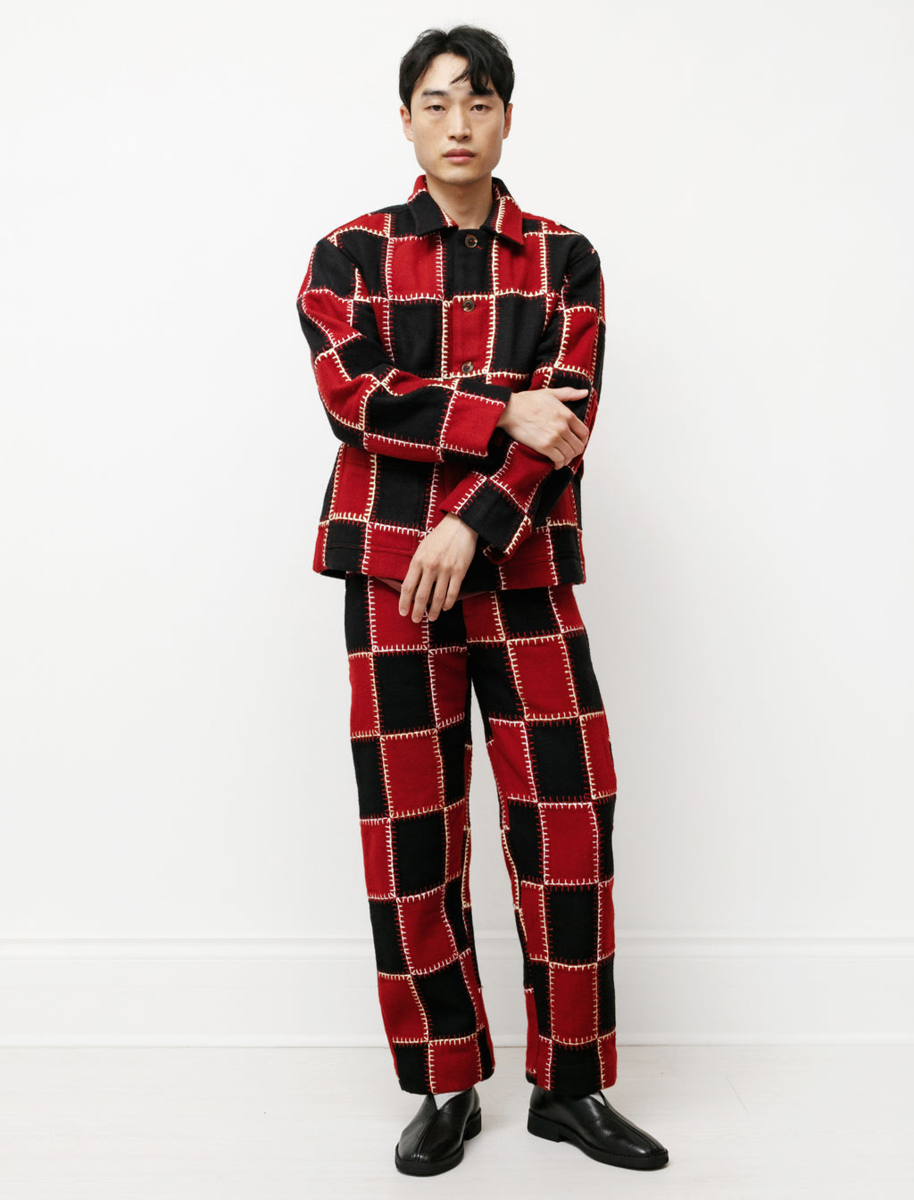 Bode Blanket Stitch Quilt Trousers – Neighbour